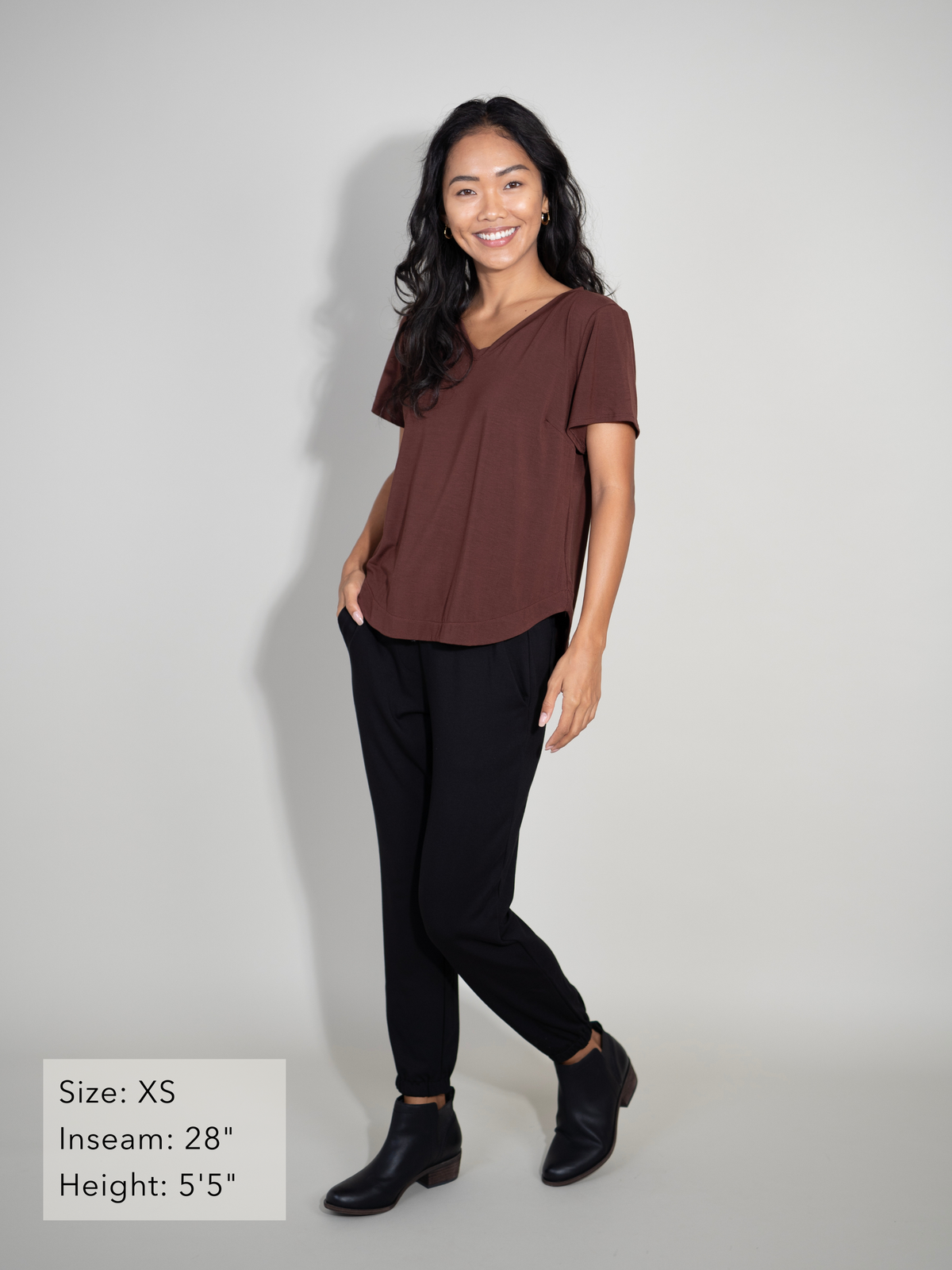 Sunrise Jogger - Black Soft Ponte | Allison Izu