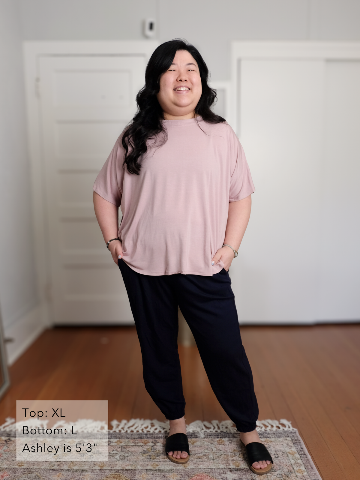 Dayna Top - Rose Dust Rayon Jersey | Allison Izu