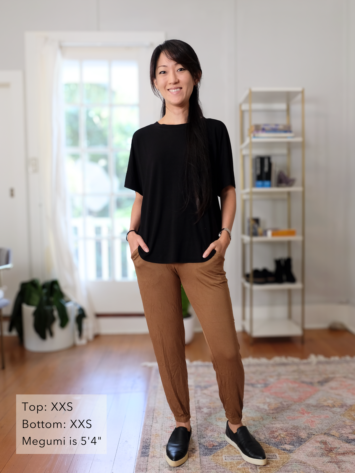 Dayna Top - Black Soft Ponte | Allison Izu