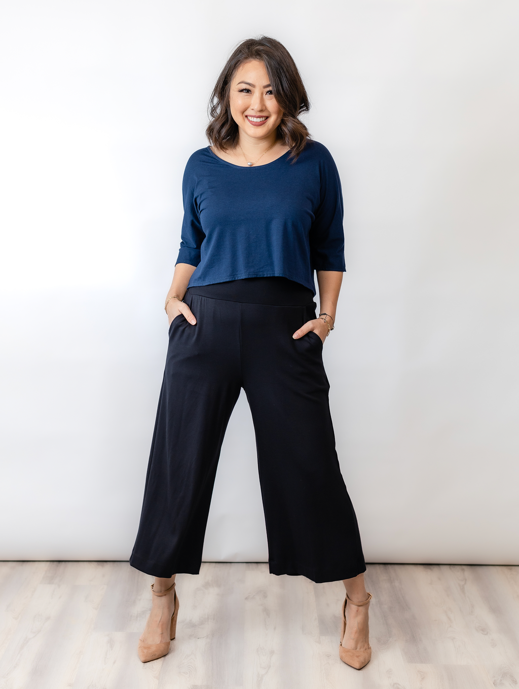 Milo Pant - Black Soft Ponte – Allison Izu